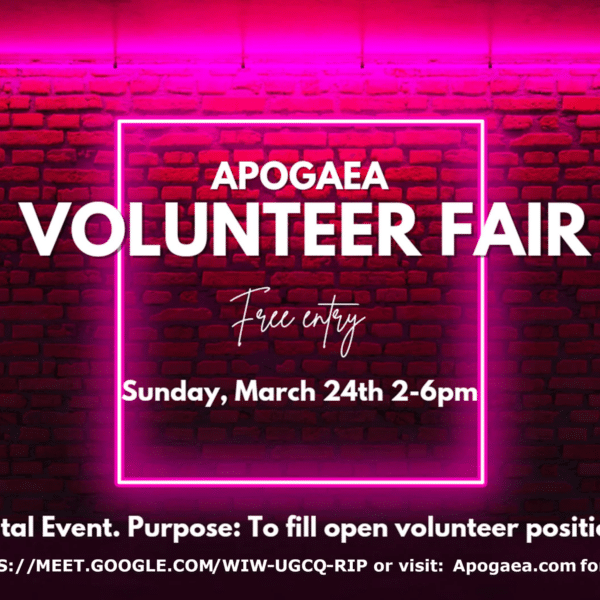 Apogaea 2024 Job Fair - Sun 3/24 @ 2:00 PM MT - Apogaea